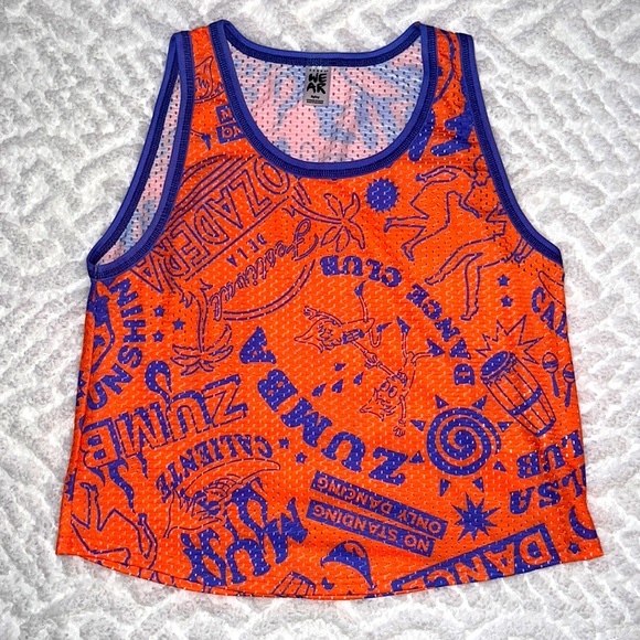 Zumba Fitness | Tops | Mesh Cropped Tank | Poshmark